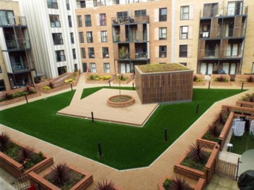 Roof Top Podium Garden - Sudstech Permeable Paving