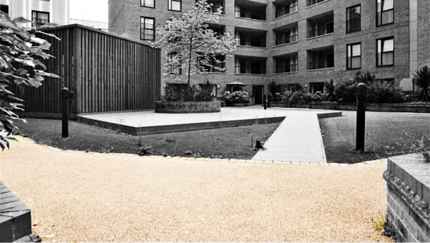 Roof Top Podium Garden - Sudstech Permeable Paving