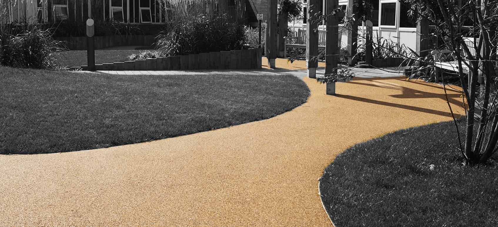 Trailflex Flexible Paving Solution - Resin Bound Rubber - Permeable Paving