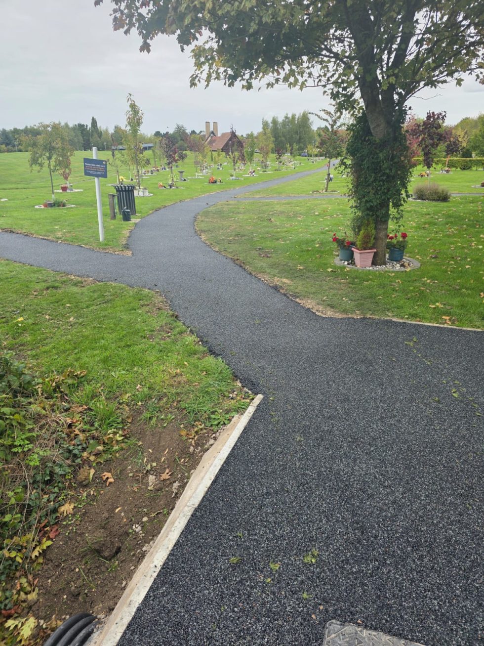 Westerleigh Cemetery - Sudstech Permeable Paving