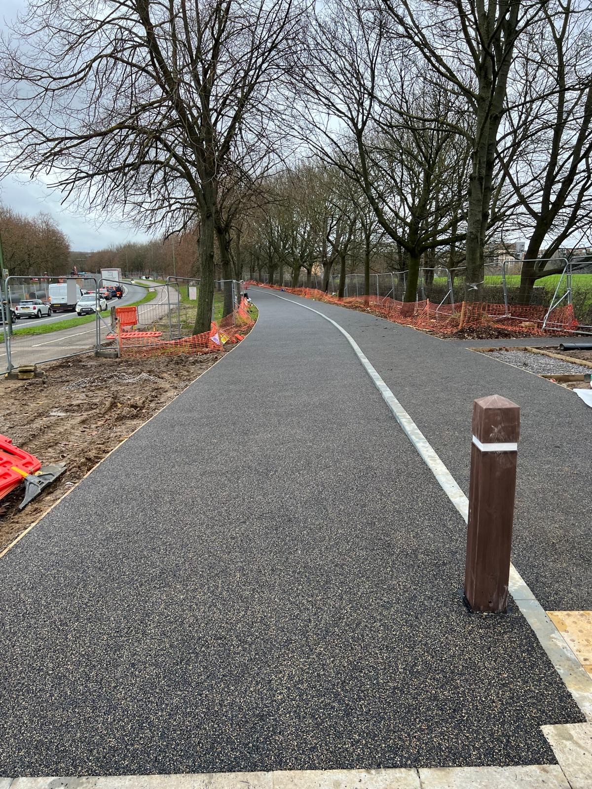 Trailflex Flexible Paving Solution - Resin Bound Rubber - Permeable Paving